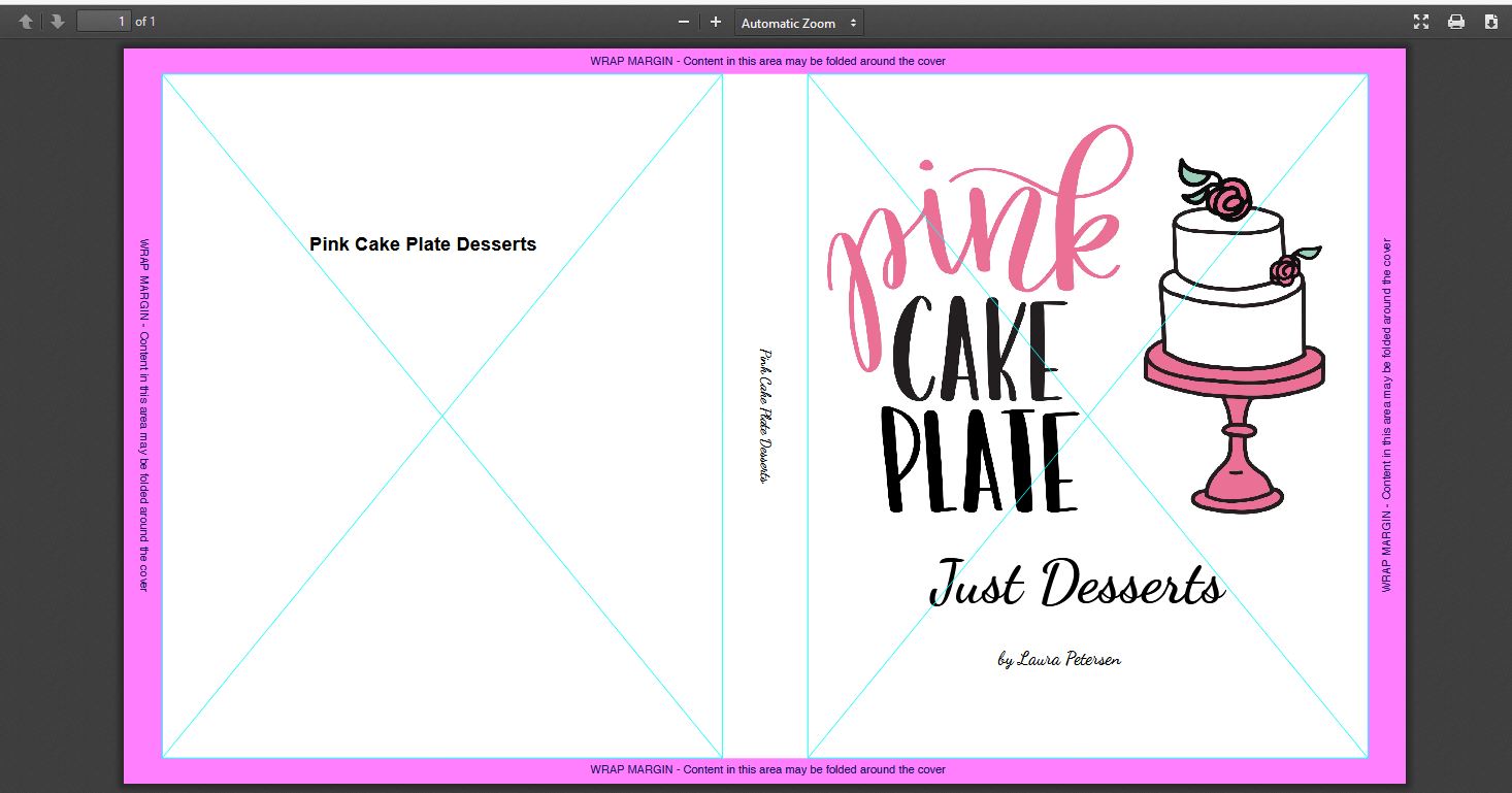 Holiday Gifting CreateMyCookbook - Pink Cake Plate